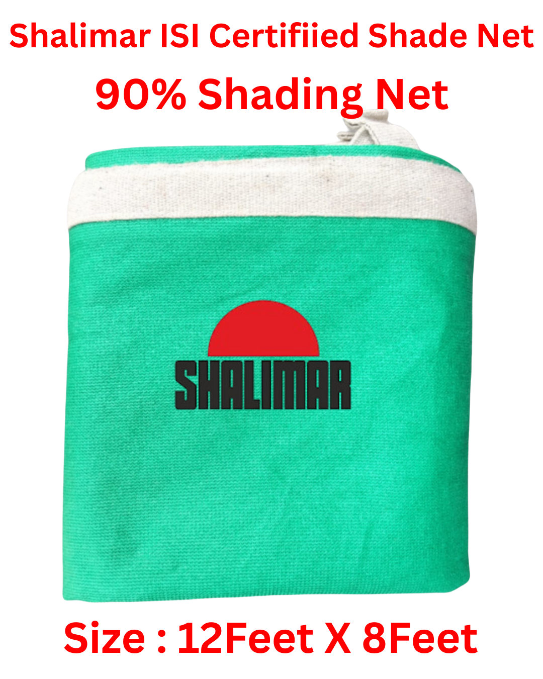 Green Shade Net 12×8 90% Shading